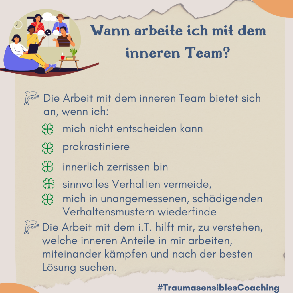 7 Schritte für die Arbeit mit dem inneren Team